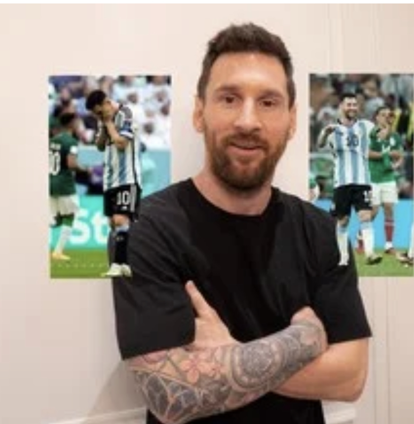 Messi, sobre el tatuaje del 5 de copas: "Dentro de poco me lo voy a ...
